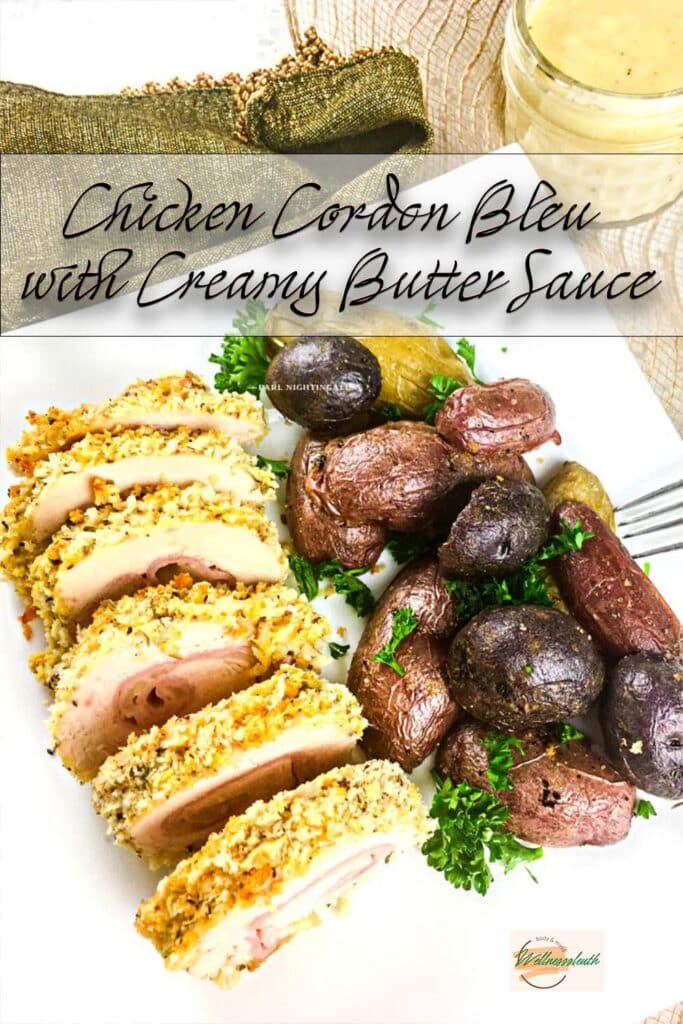 Chicken Cordon Bleu with Creamy Butter Sauce - wellnesssleuth