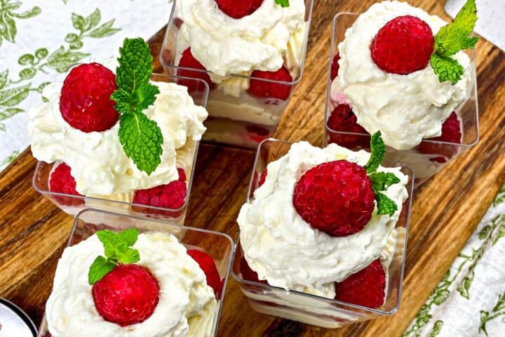 Lemon-Raspberry Cheesecake Cups - wellnesssleuth