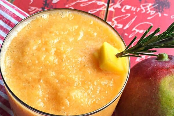 Frozen Mango Slushy - wellnesssleuth