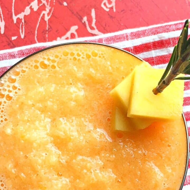 Frozen Mango Slushy - wellnesssleuth