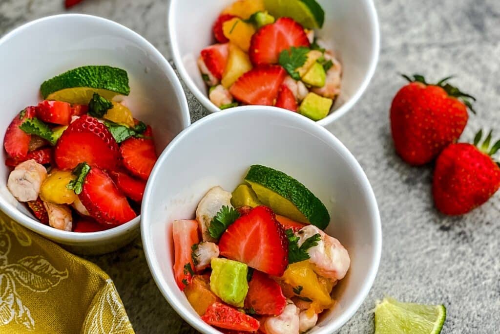Strawberry Shrimp Ceviche - wellnesssleuth