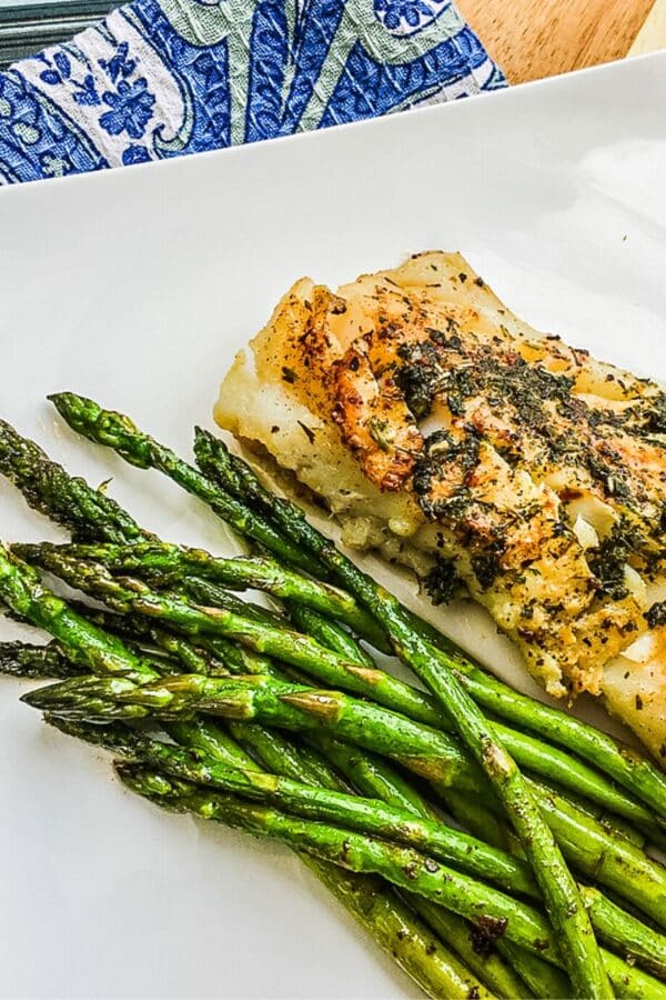Super Easy Atlantic Cod with Garlic-Herb Butter - wellnesssleuth