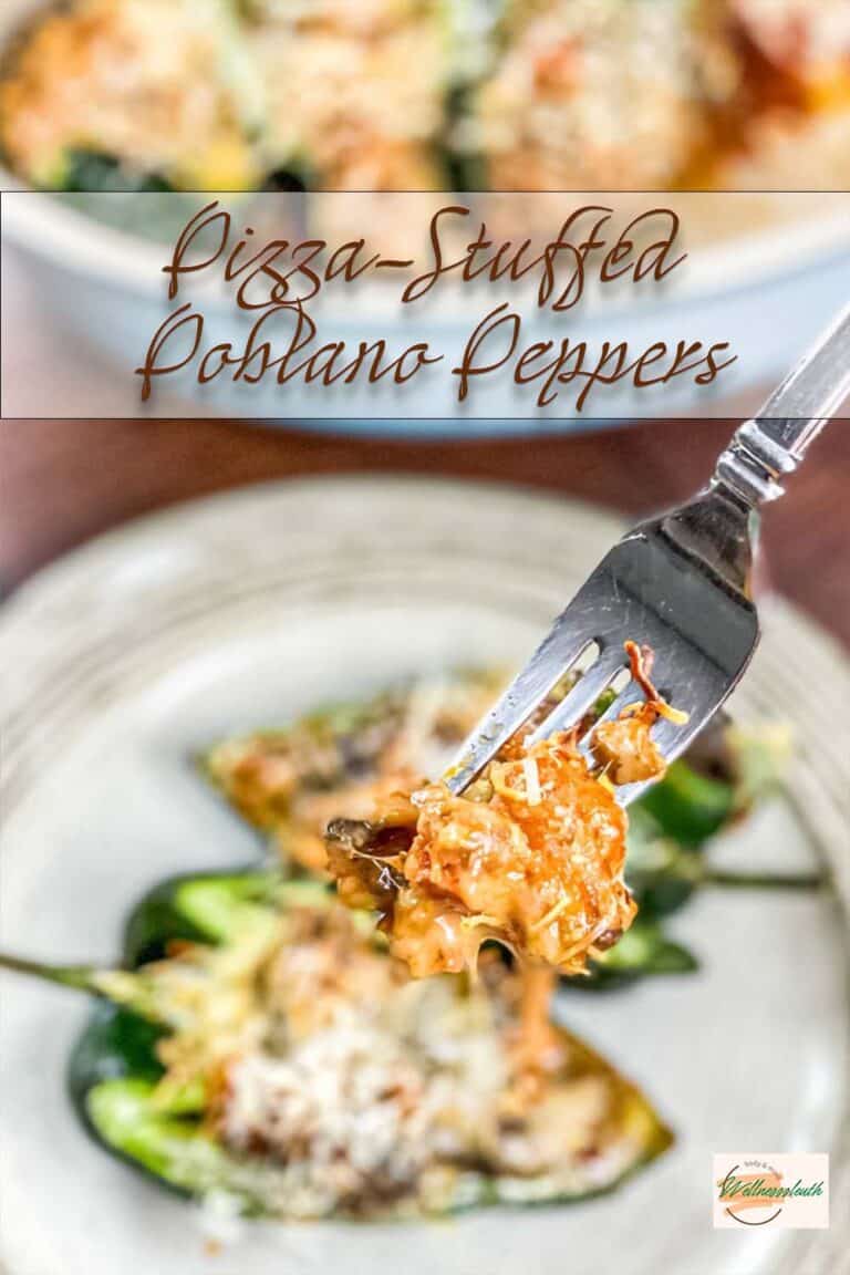 Pizza-Stuffed Poblano Peppers - wellnesssleuth