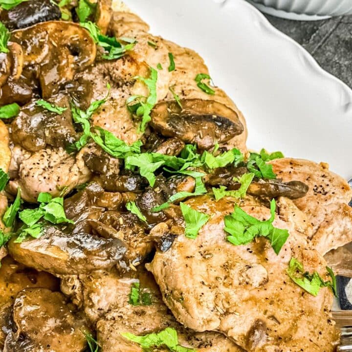 Pork Scallopini with Mushroom Gravy - wellnesssleuth