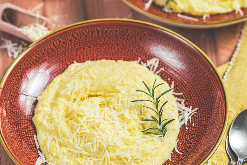 "Velvety Elegance on a Plate: Creamy Parmesan Polenta Delight ...