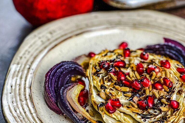 The Ultimate Guide to Cabbage Steaks with Pomegranate & Sunflower Seeds ...