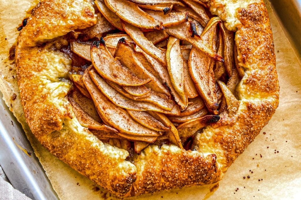 The BEST Rustic Pear Galette you've ever had - wellnesssleuth