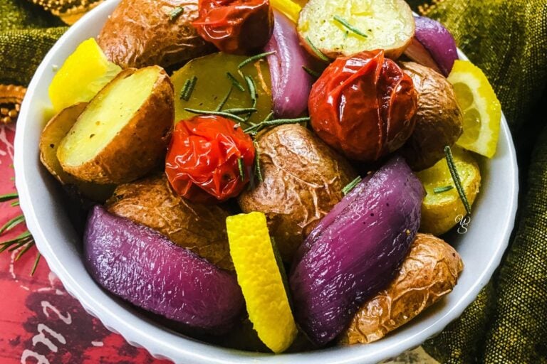 Easy Roasted Rustic Potatoes - wellnesssleuth