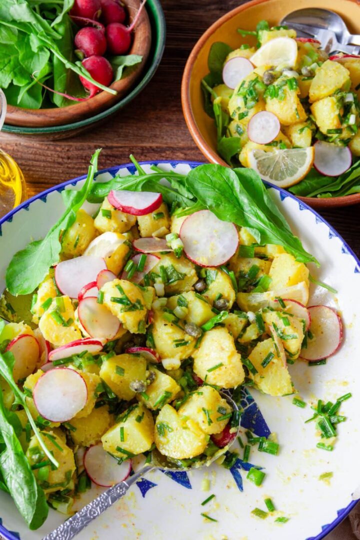 Bright Spring Potato Salad - wellnesssleuth