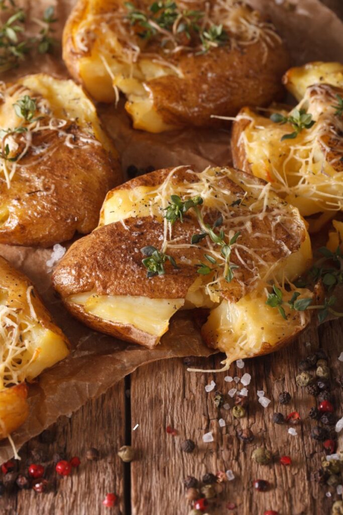 Cheesy Crash Hot Potatoes - wellnesssleuth