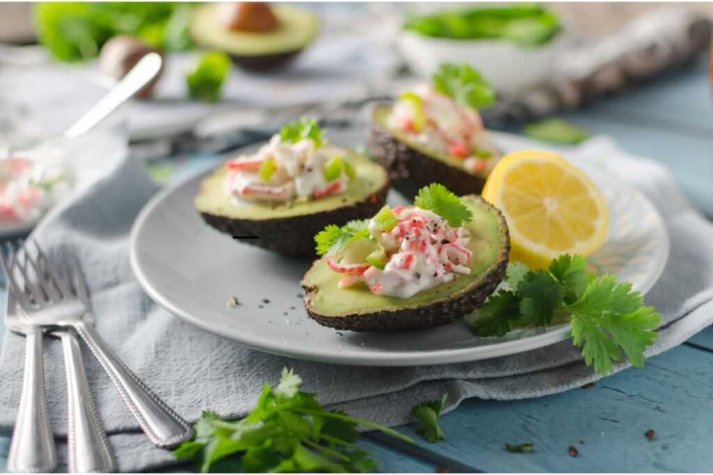 Healthy Avocado and Crab Meat - wellnesssleuth