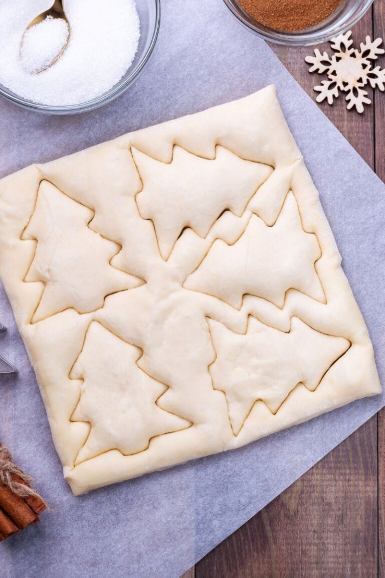 Christmas Tree Puff Pastry Cookies | Easy Holiday Recipe - wellnesssleuth