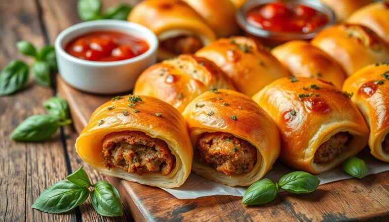 Easy Italian Sausage Rolls Recipe - Homemade Appetizers - wellnesssleuth