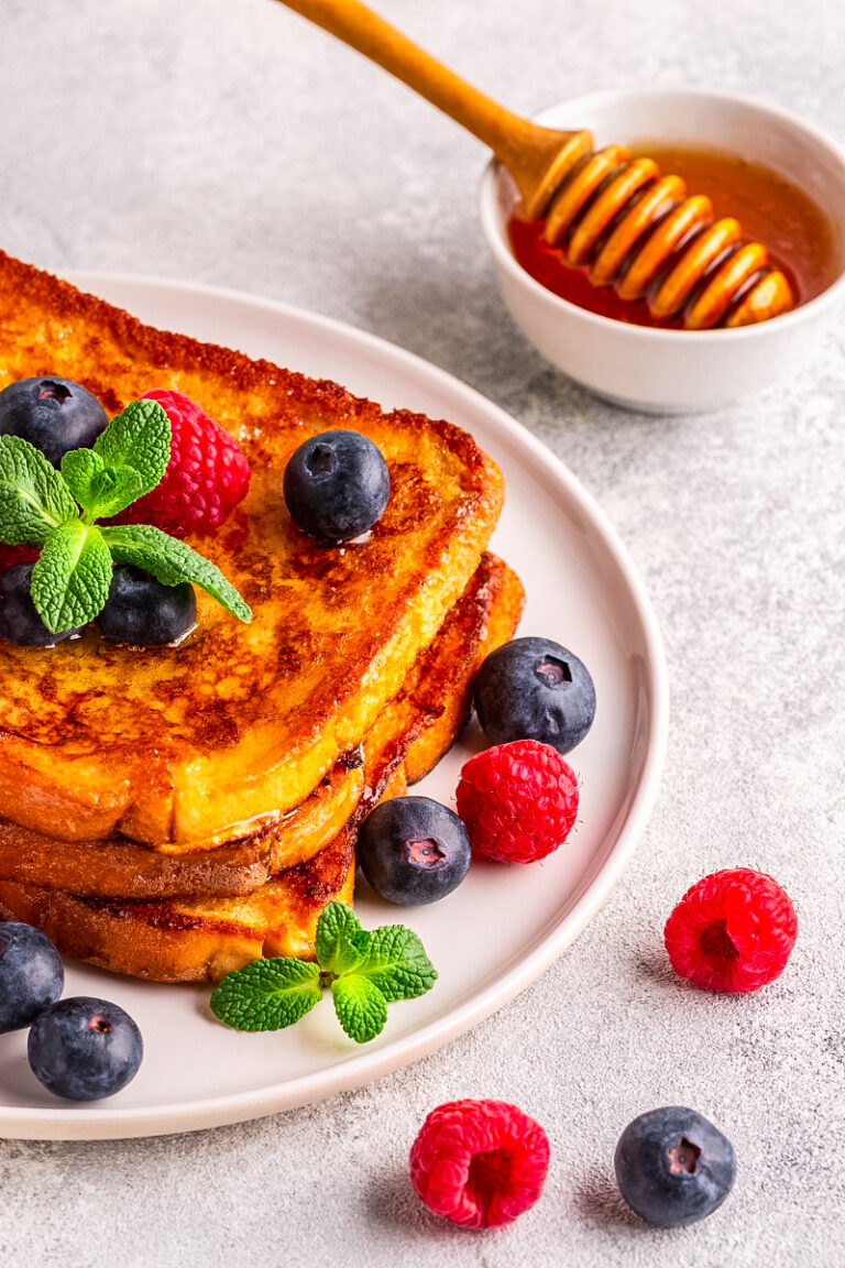 Gourmet French Toast with Berry Compote - wellnesssleuth