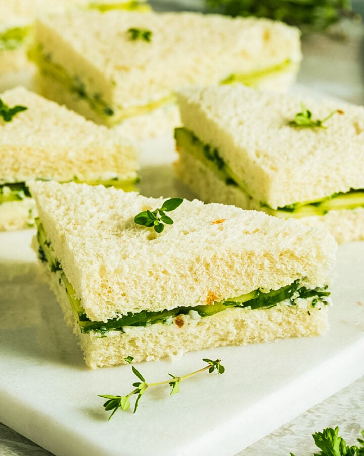 Classic Cucumber Tea Sandwiches Recipe (Easy & Delicious!) - wellnesssleuth
