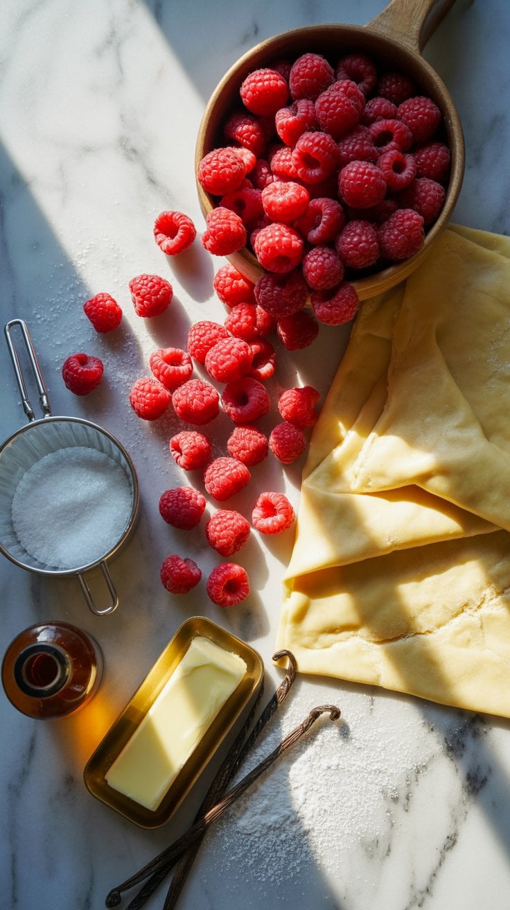 🎄 PUFF PASTRY RASPBERRY STRUDEL BITES - wellnesssleuth